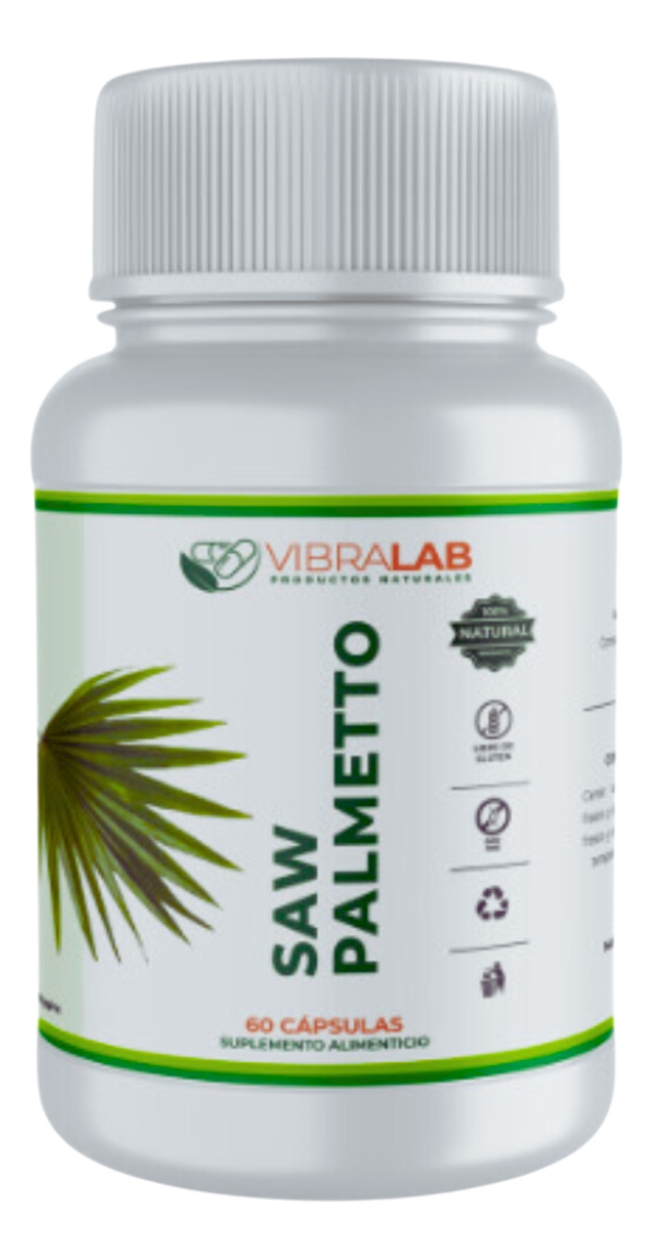 Saw Palmetto 60 Cap. 500mg 100% Natural. Prostata Vibralab - Mitahara